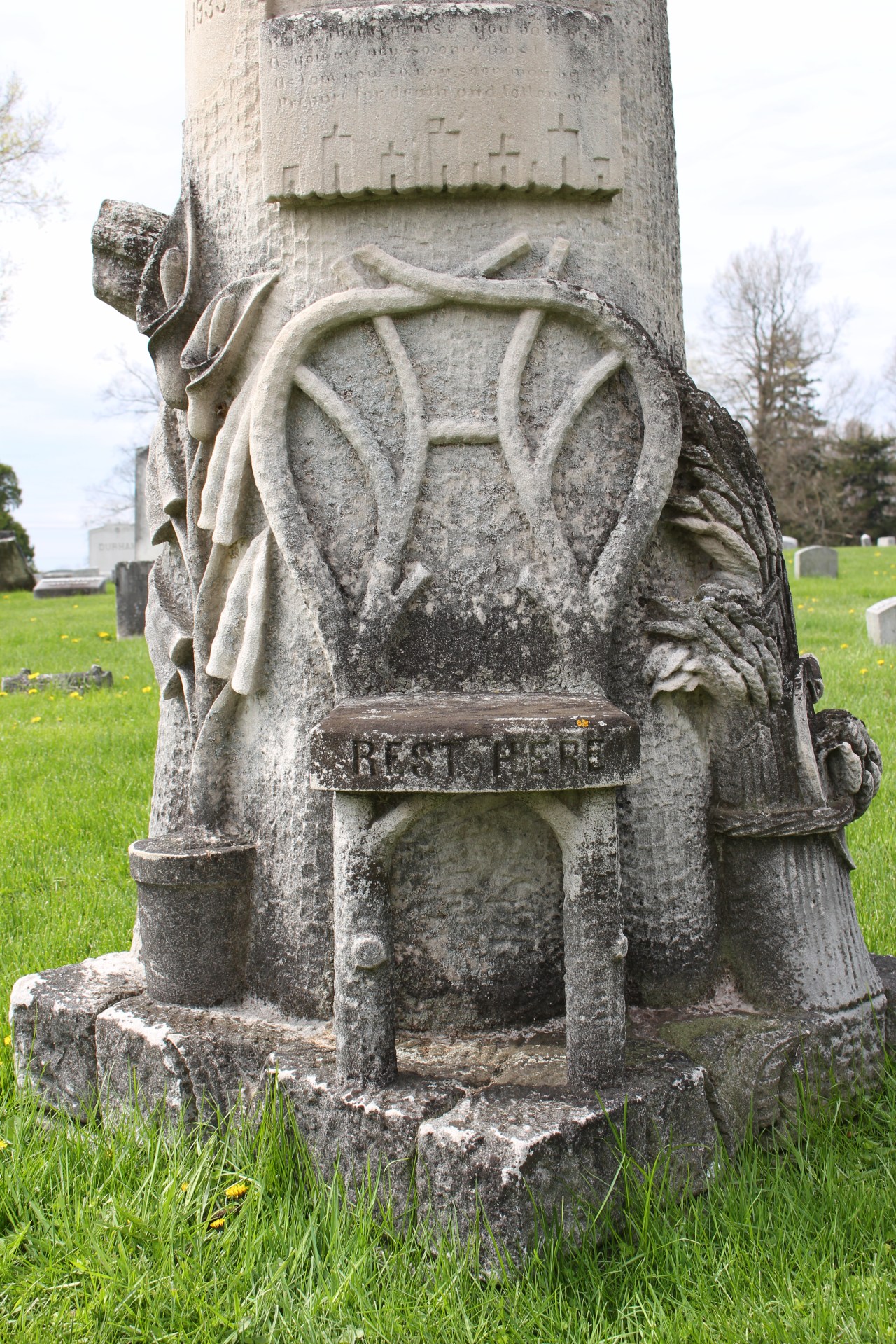 The Rustic Movement and the Tree Stump Gravestone | Gravely Speaking